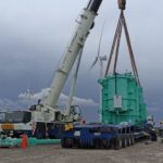 GENERATOR INSTALLATION WITH INDUSTRIAL CRANES
